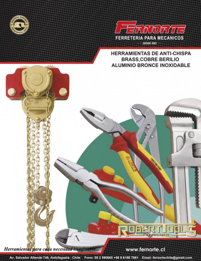 HERRAMIENTAS ROBERT TOOLS - Fernorte Industrial Limitada